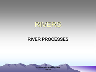 Rivers CSEC Geography | PDF