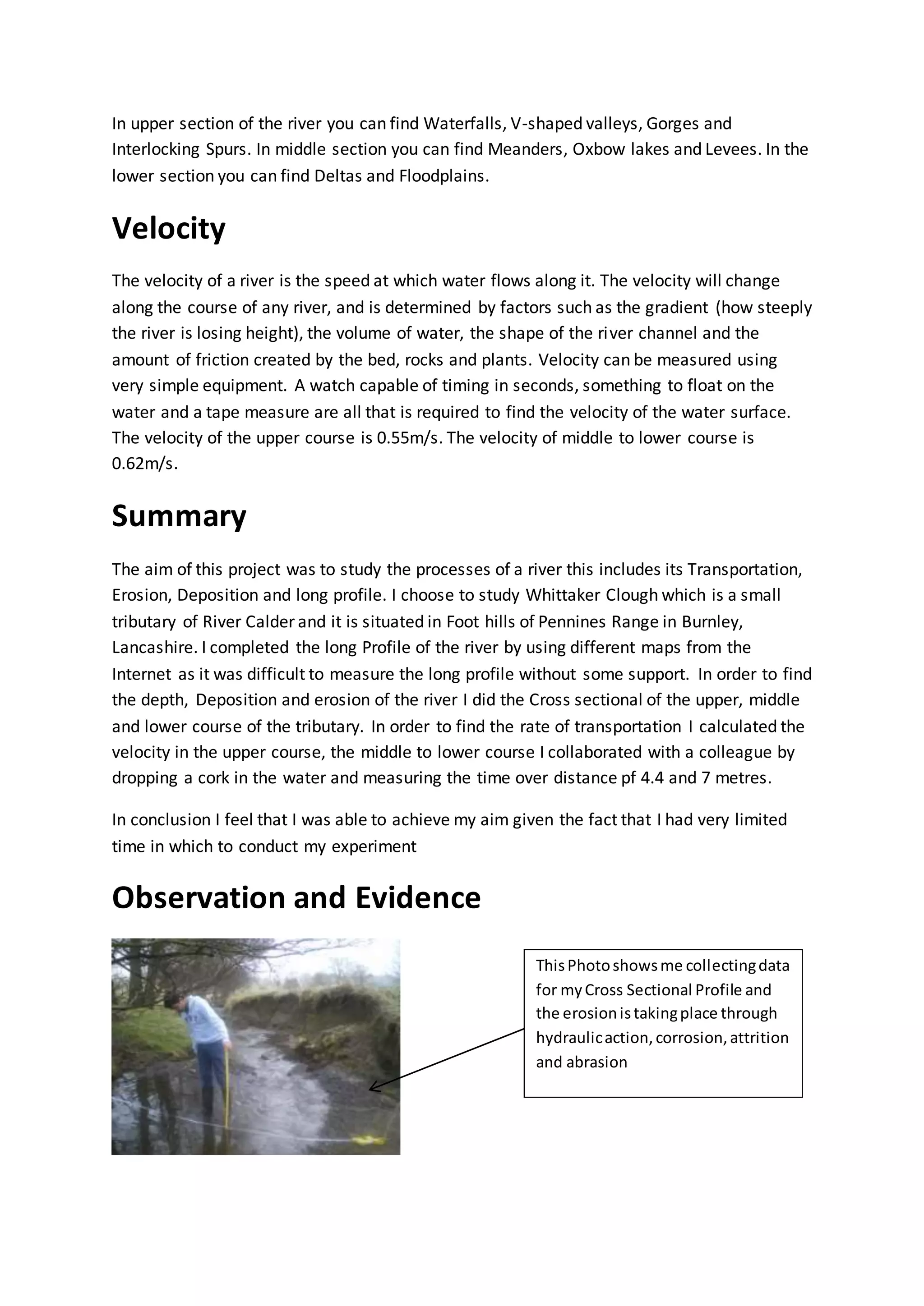 Rivers | DOCX | Geography | Science