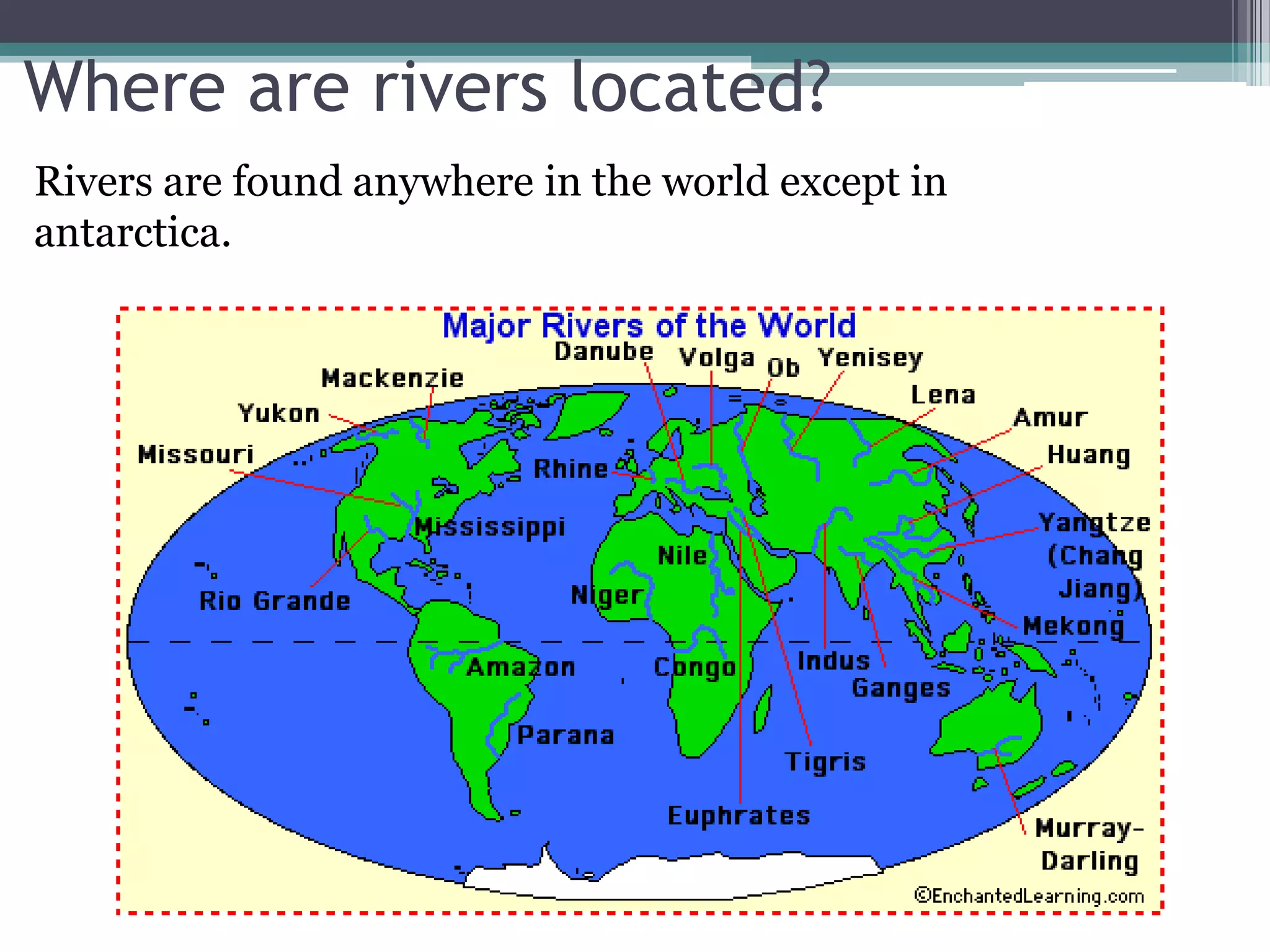 Rivers and streams | PPTX