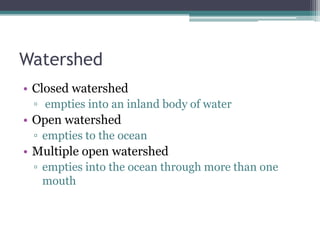 Rivers and streams | PPTX