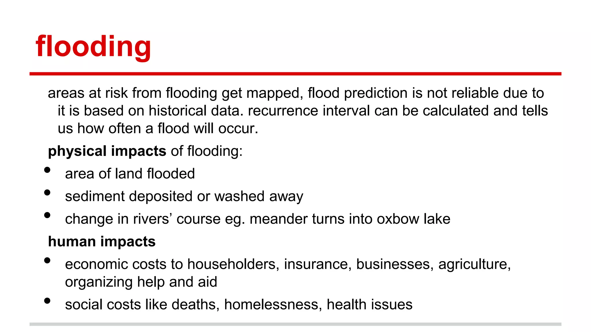 Rivers, floods and management | PPTX | Geography | Science