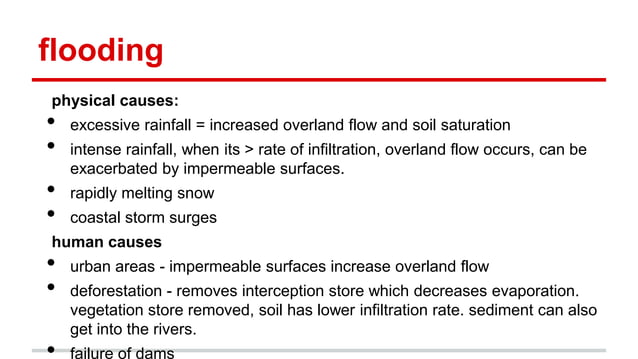 Rivers, floods and management | PPT