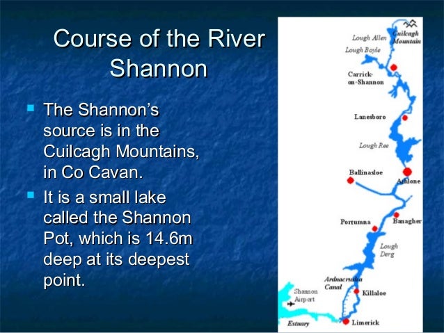 River Shannon Ireland Map