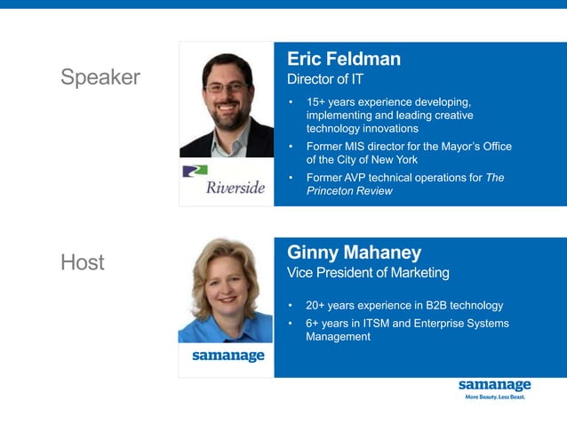 Becoming Masters of our (ITSM) Domain – A Case Study Webinar | PPT