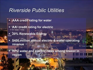 Riverside Public Utilities | PDF | Business Utilities | Business