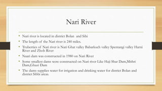 Rivers of balochistan | PPTX