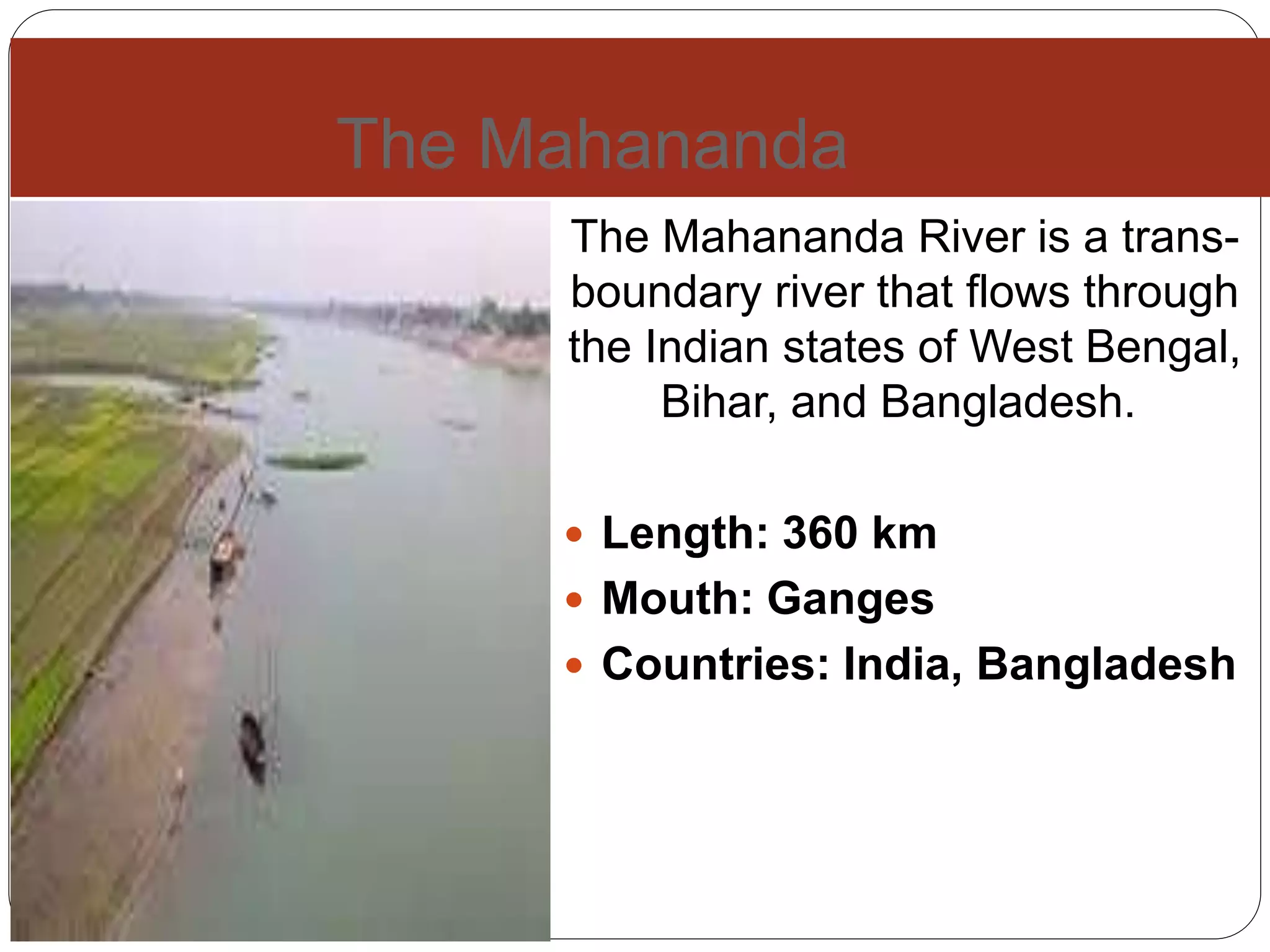 Rivers of bangladesh | PPTX