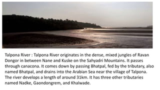 Rivers of Goa | PPTX