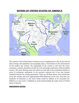 RIVERS OF UNITED STATES OF AMERICA | PDF
