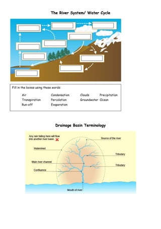 Rivers revision booklet | DOCX