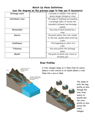 Rivers revision booklet | DOCX