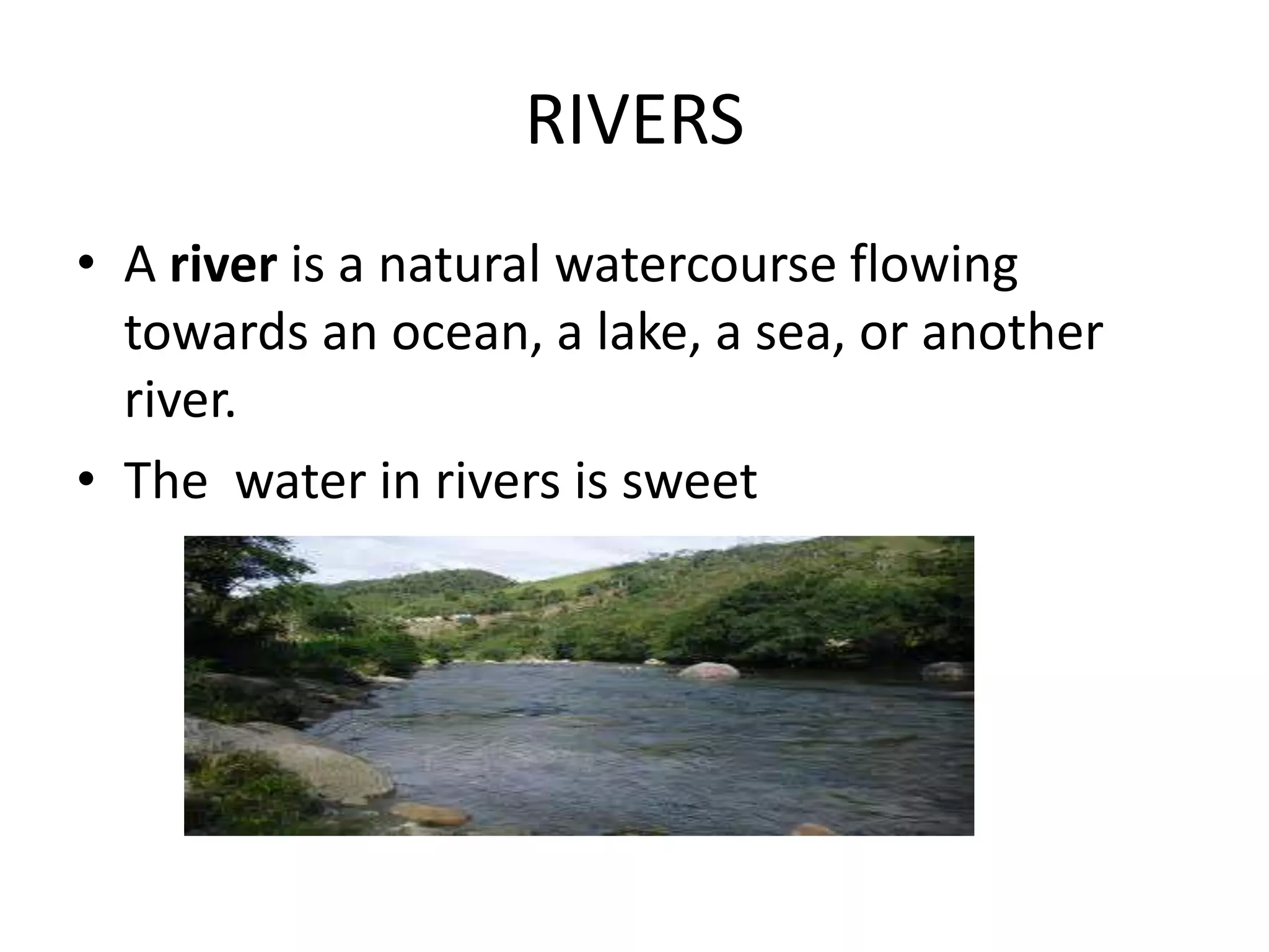 Rivers, seas and oceans (enrique lacosta) copia | PPTX | Geography ...