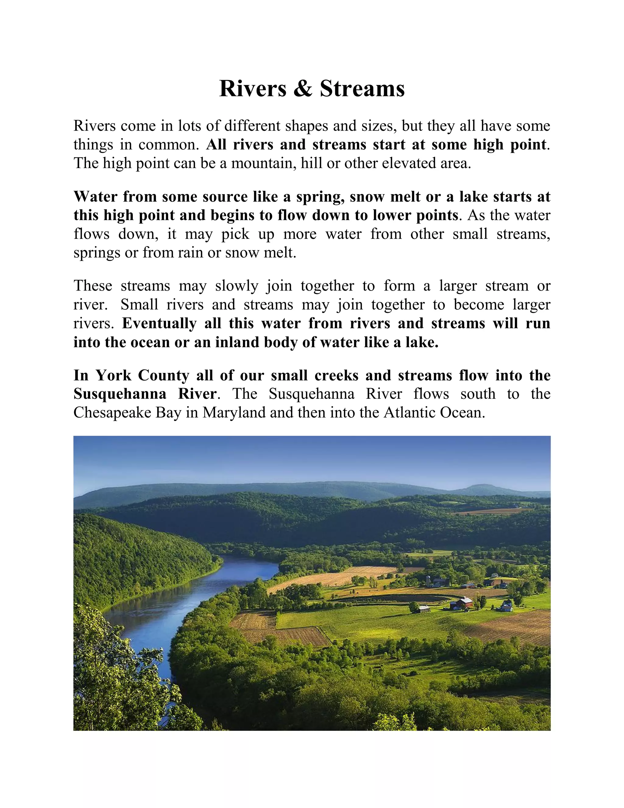 Rivers & Streams | PDF