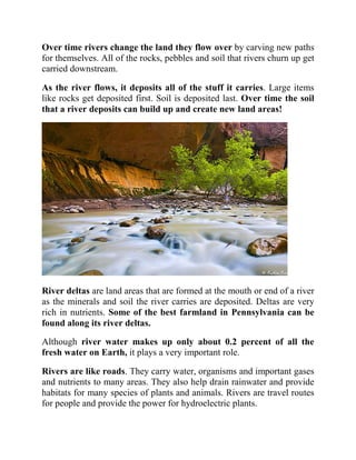 Rivers & Streams | PDF