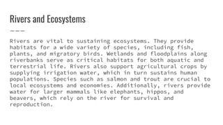 Rivers_ The Lifeblood of the Earth.00pdf | PDF