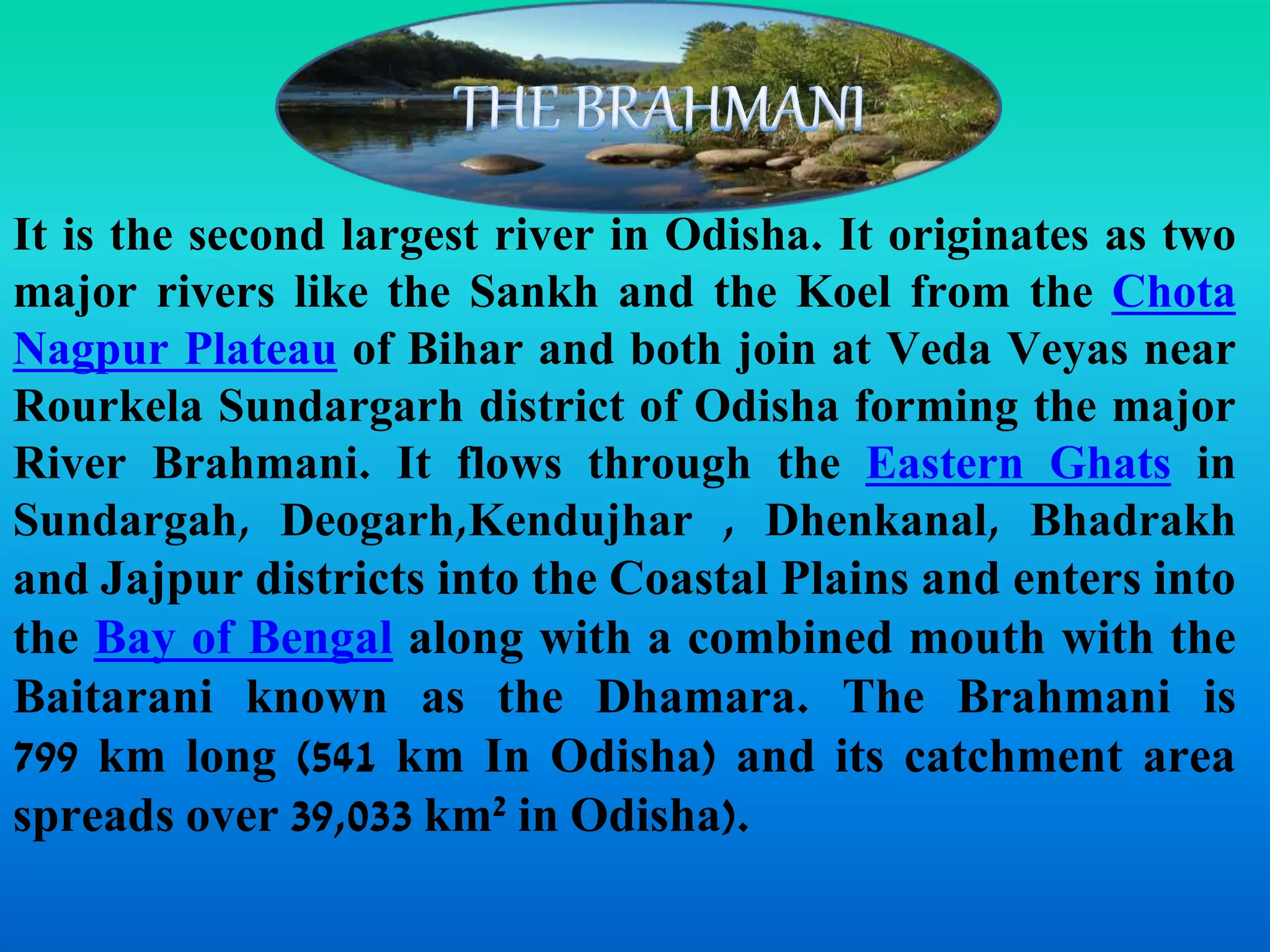 River system of odisha | PPTX
