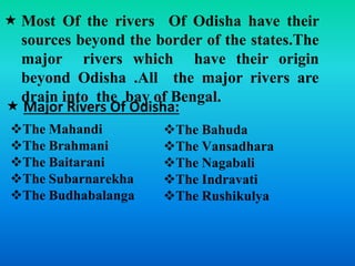 River system of odisha | PPTX