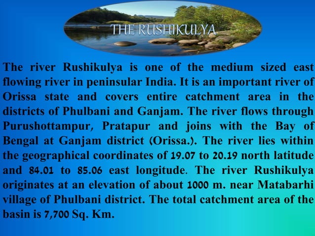 River system of odisha | PPTX
