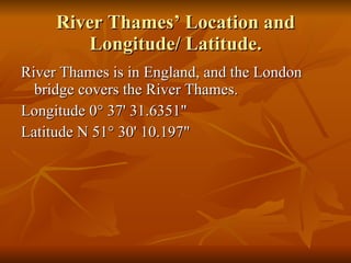 River Thames | PPT