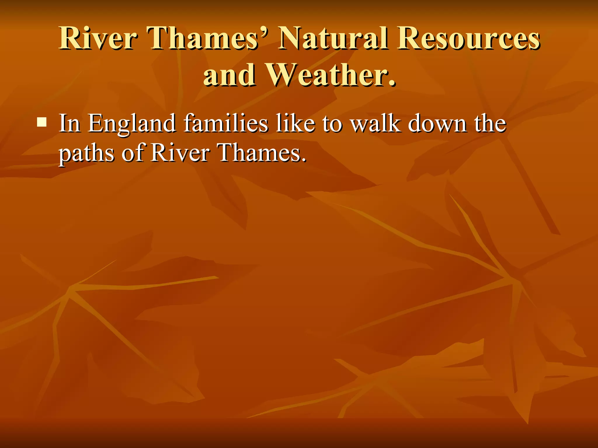 River Thames! | PPT