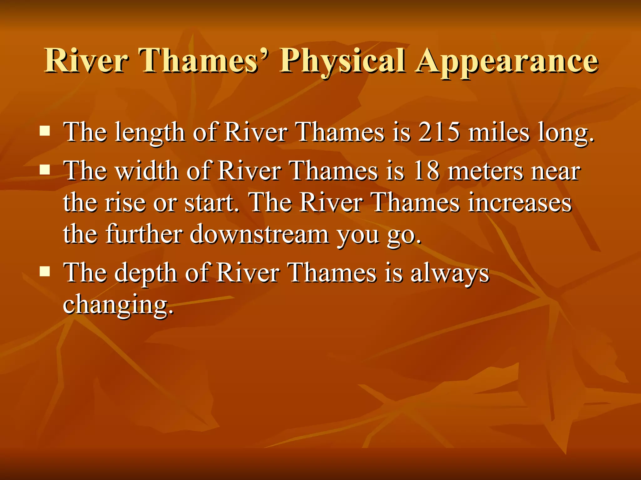 River Thames~ | PPT