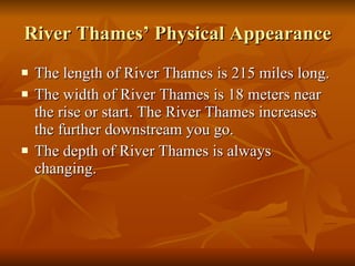 River Thames~ | PPT