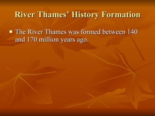 River Thames~ | PPT
