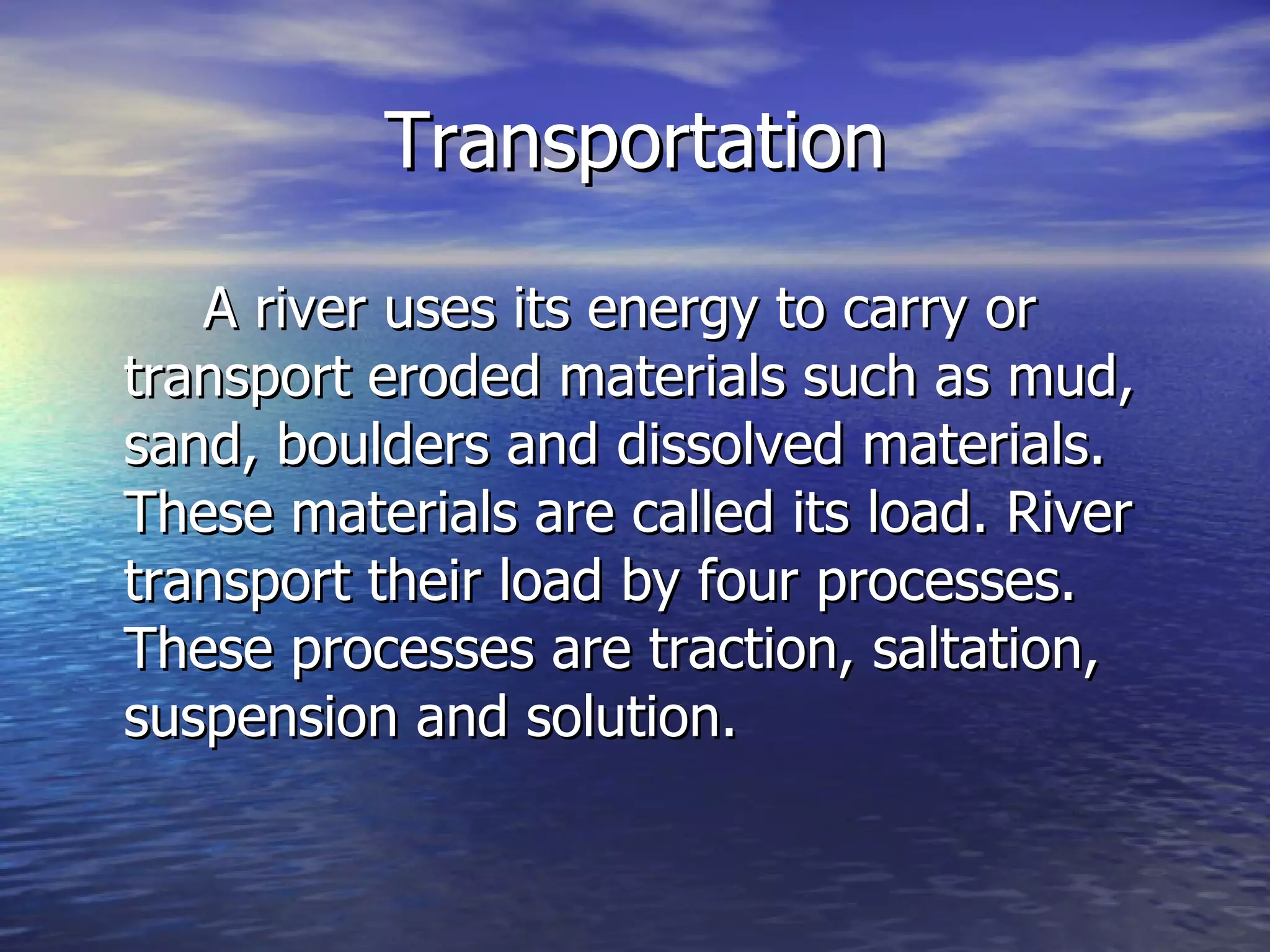 River transportation | PPT