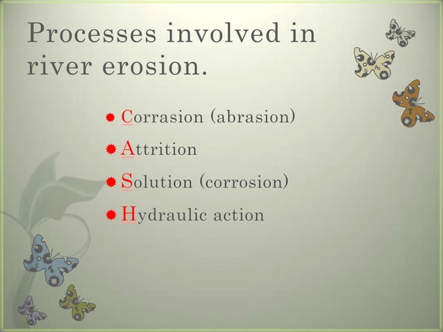 River transportation processes | PPT