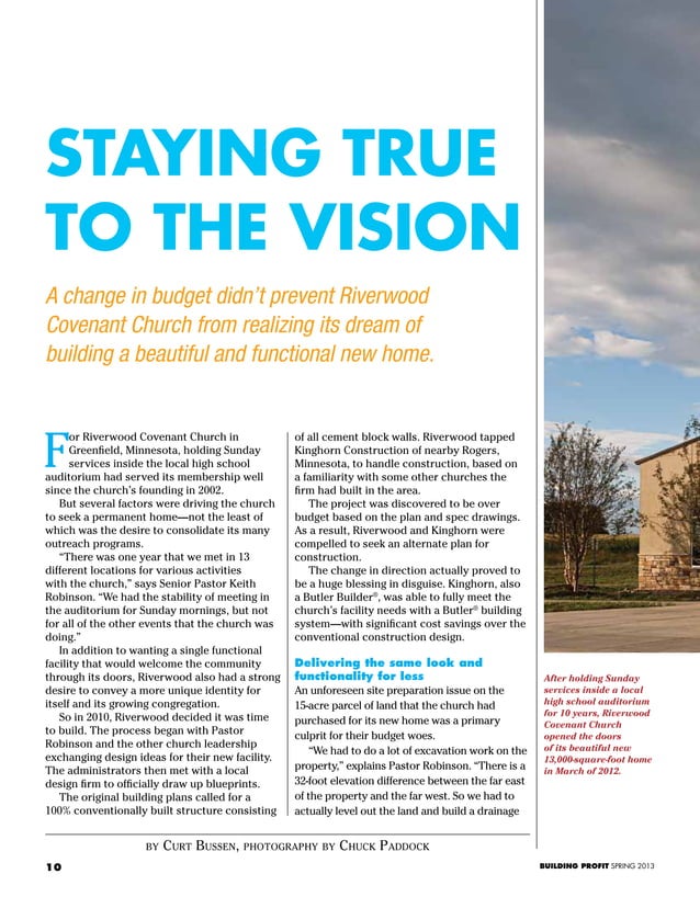 Staying True to the Vision | PDF