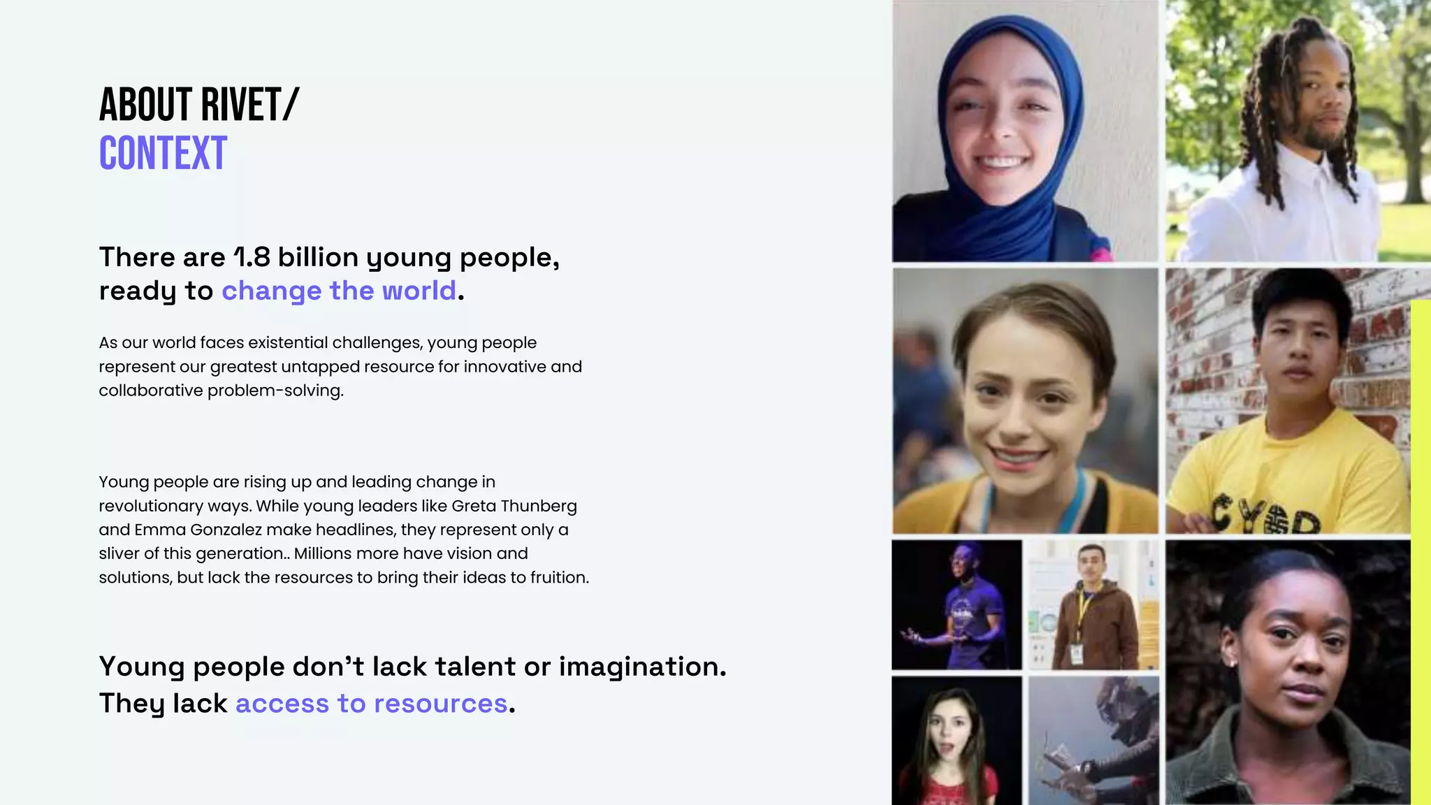 Rivet director of youth engagement | PPTX