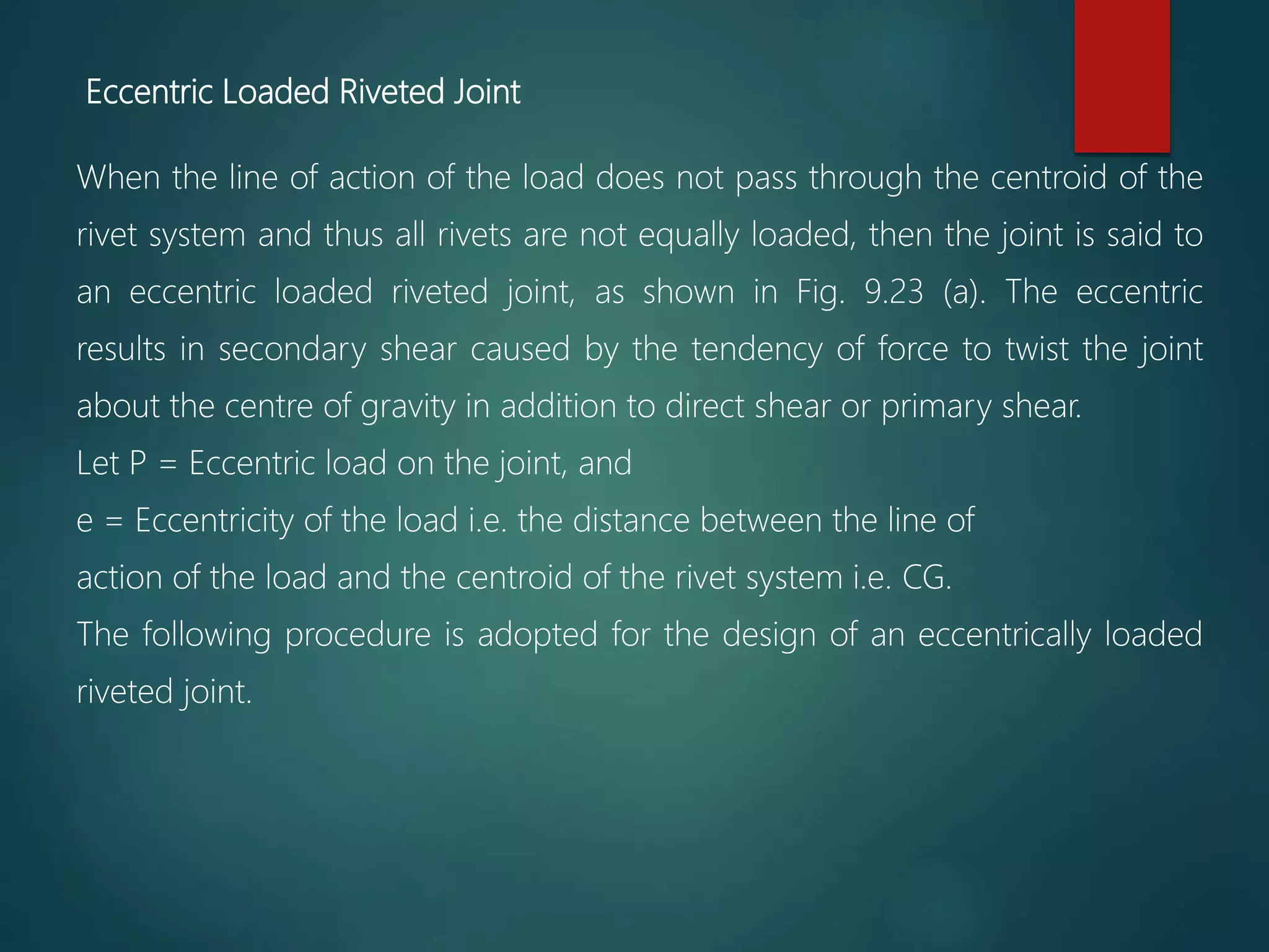 Design of Riveted joints(Boiler joints) | PPTX
