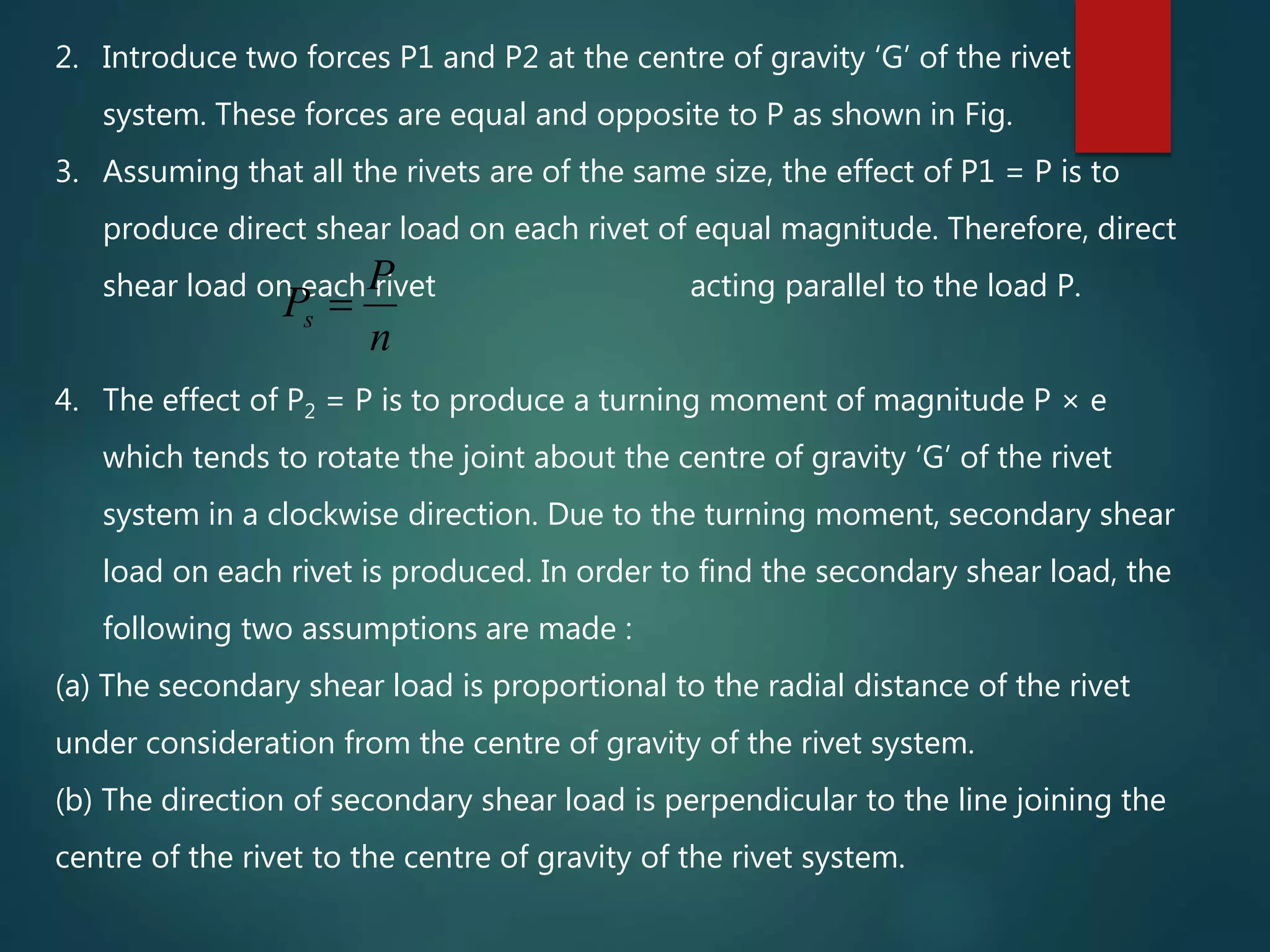 Design of Riveted joints(Boiler joints) | PPTX