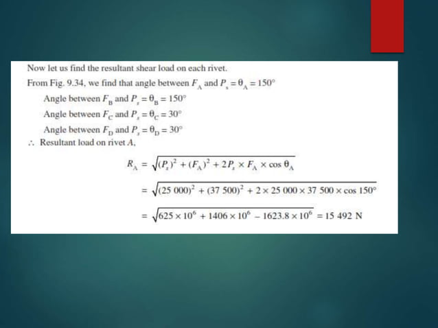 Design of Riveted joints(Boiler joints) | PPTX | Physics | Science
