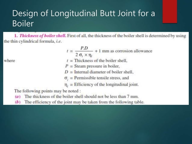 Design of Riveted joints(Boiler joints) | PPTX | Physics | Science