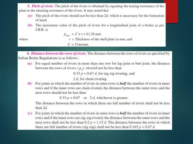 Design of Riveted joints(Boiler joints) | PPTX | Physics | Science