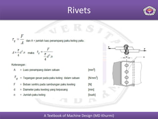 Rivets joint | PPTX