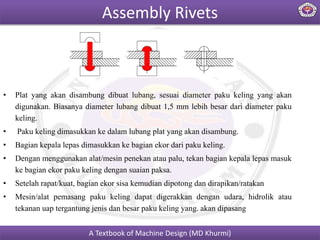 Rivets joint | PPTX