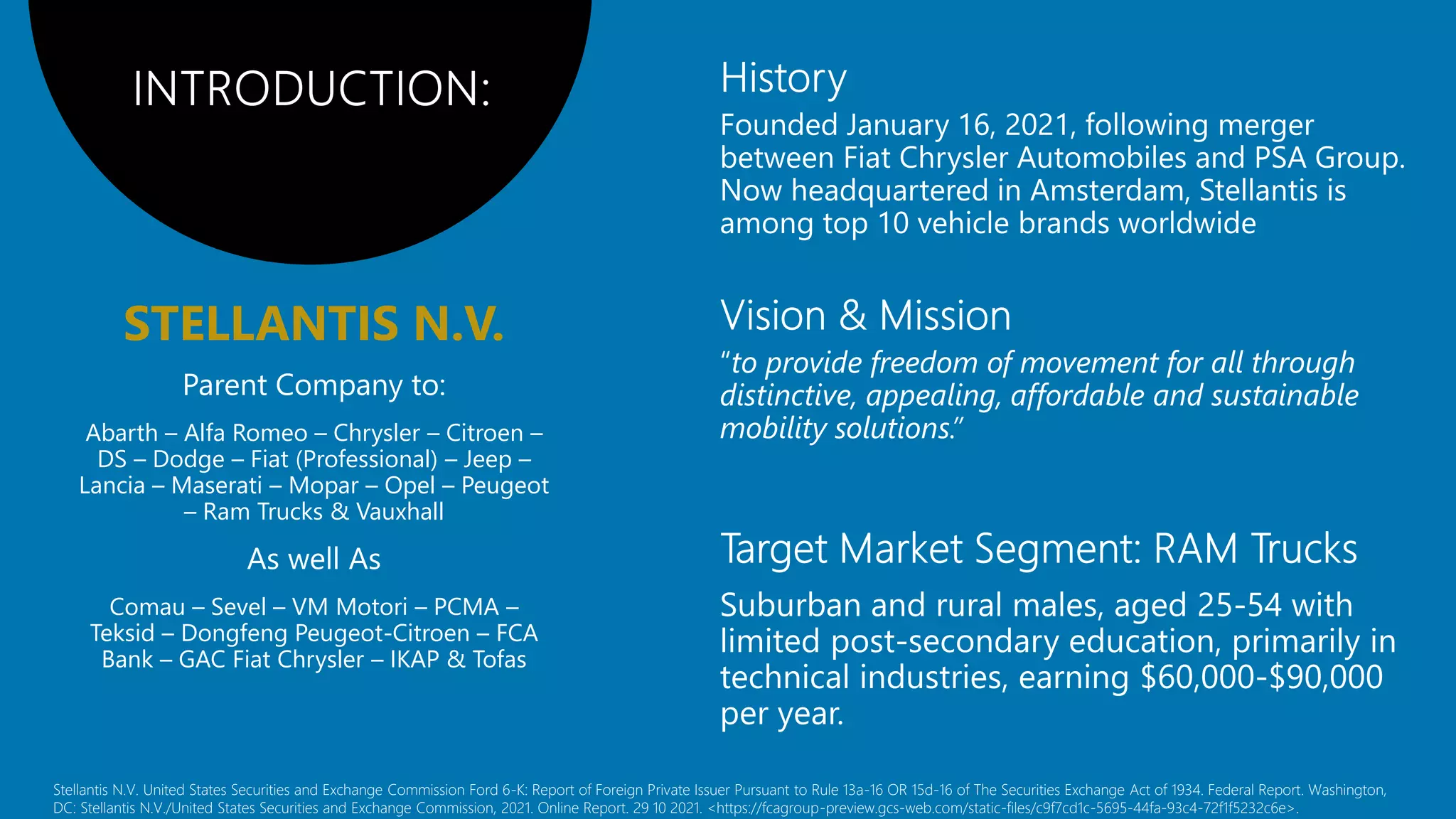 Rivian, Ford and Stellantis | PPTX