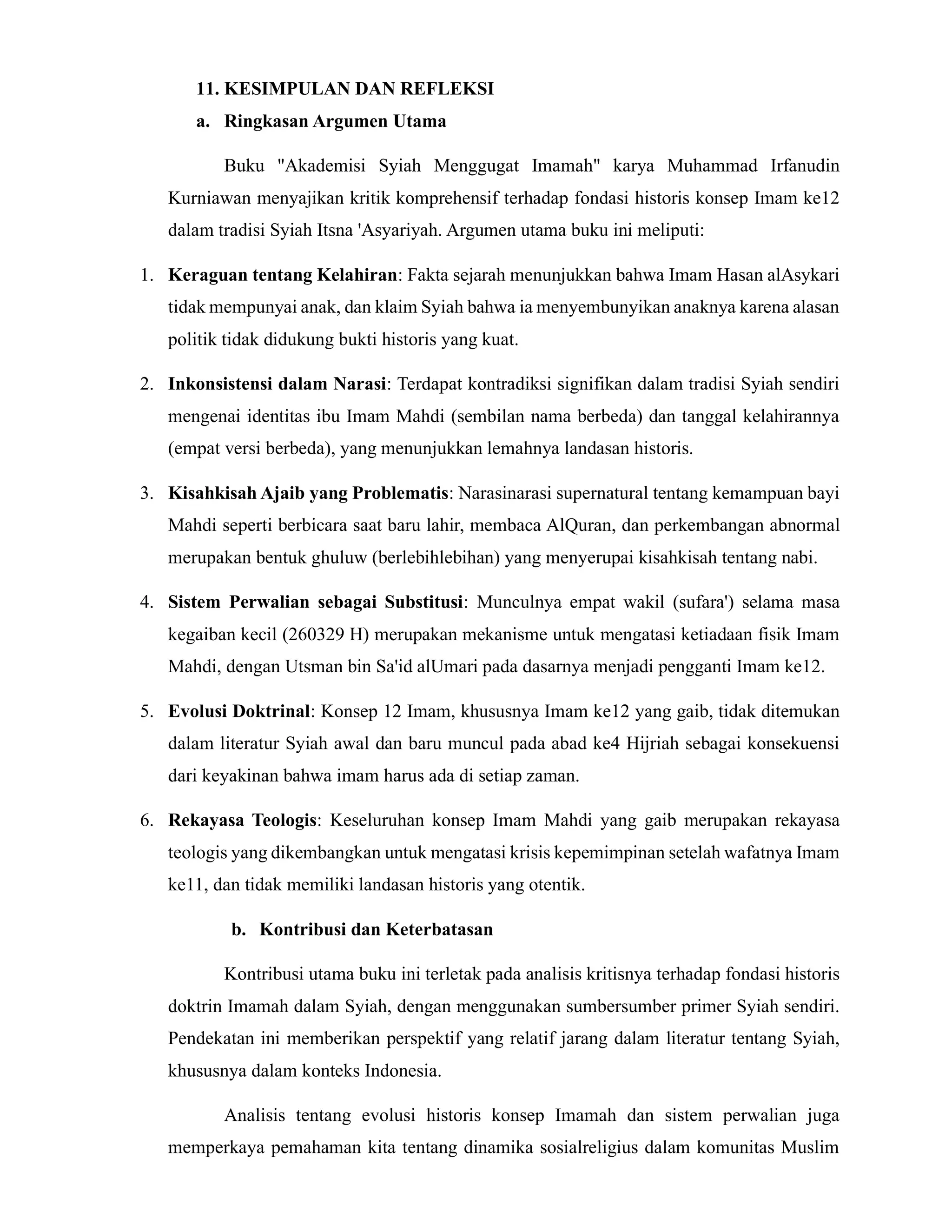 Dalil Historis tentang Imam Ke-12: Kritik dan Analisis Akademis atas ...