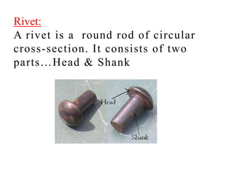 Riveted joints | PPTX