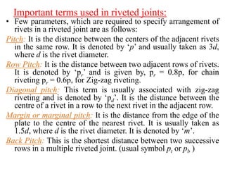 Riveted joints | PPTX