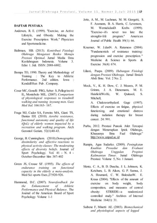 Riviw jurnal 5 peran fisiologi olahraga prestasi | DOCX