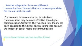 Riwa Malaeb : Two Step Flow Theory powerpoint | PPTX