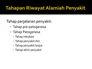 Riwayat alamat penyakit1 | PPT