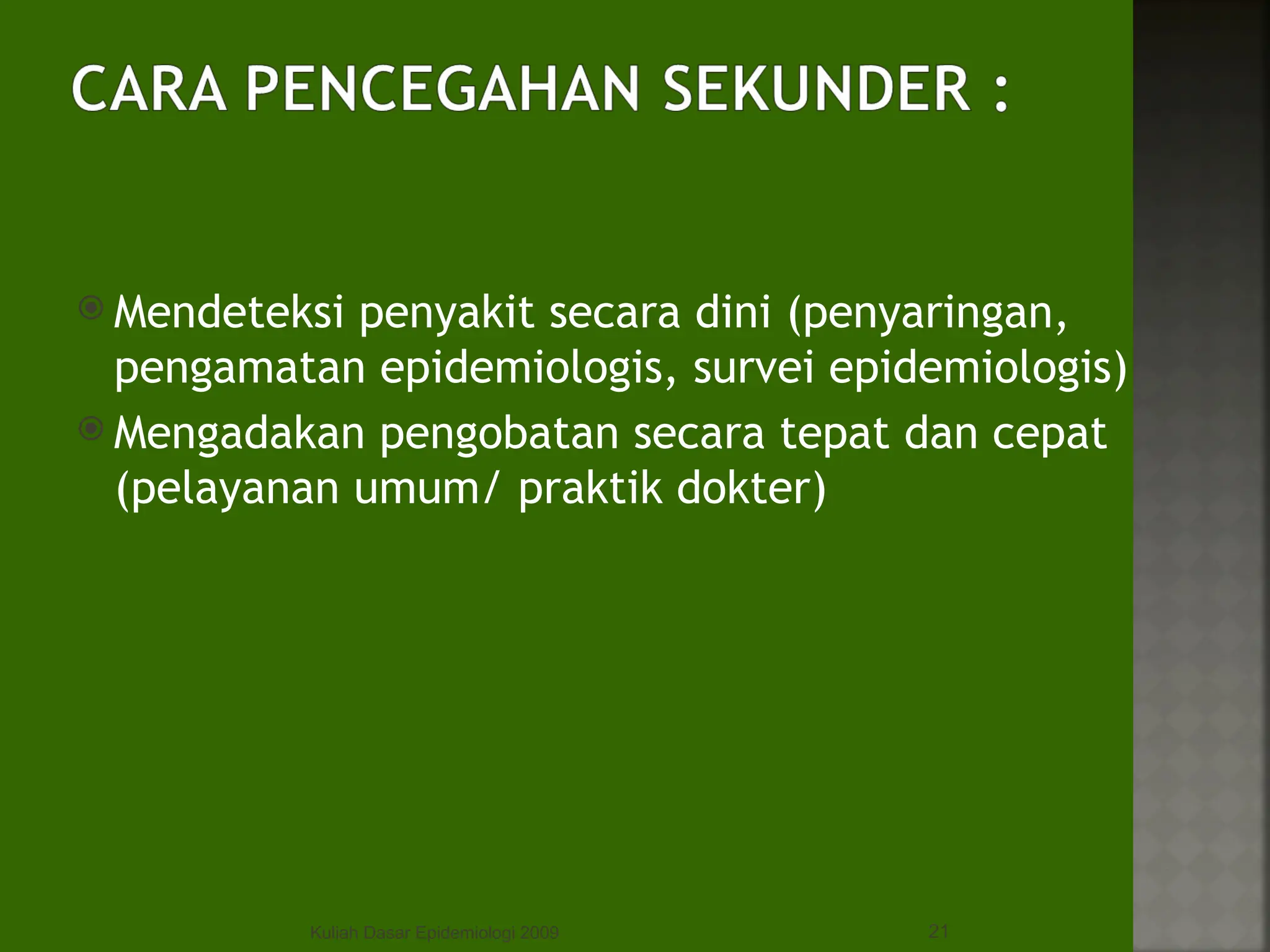Riwayat Penyakit Infeksi pada komunitas Masyarakat | PPT