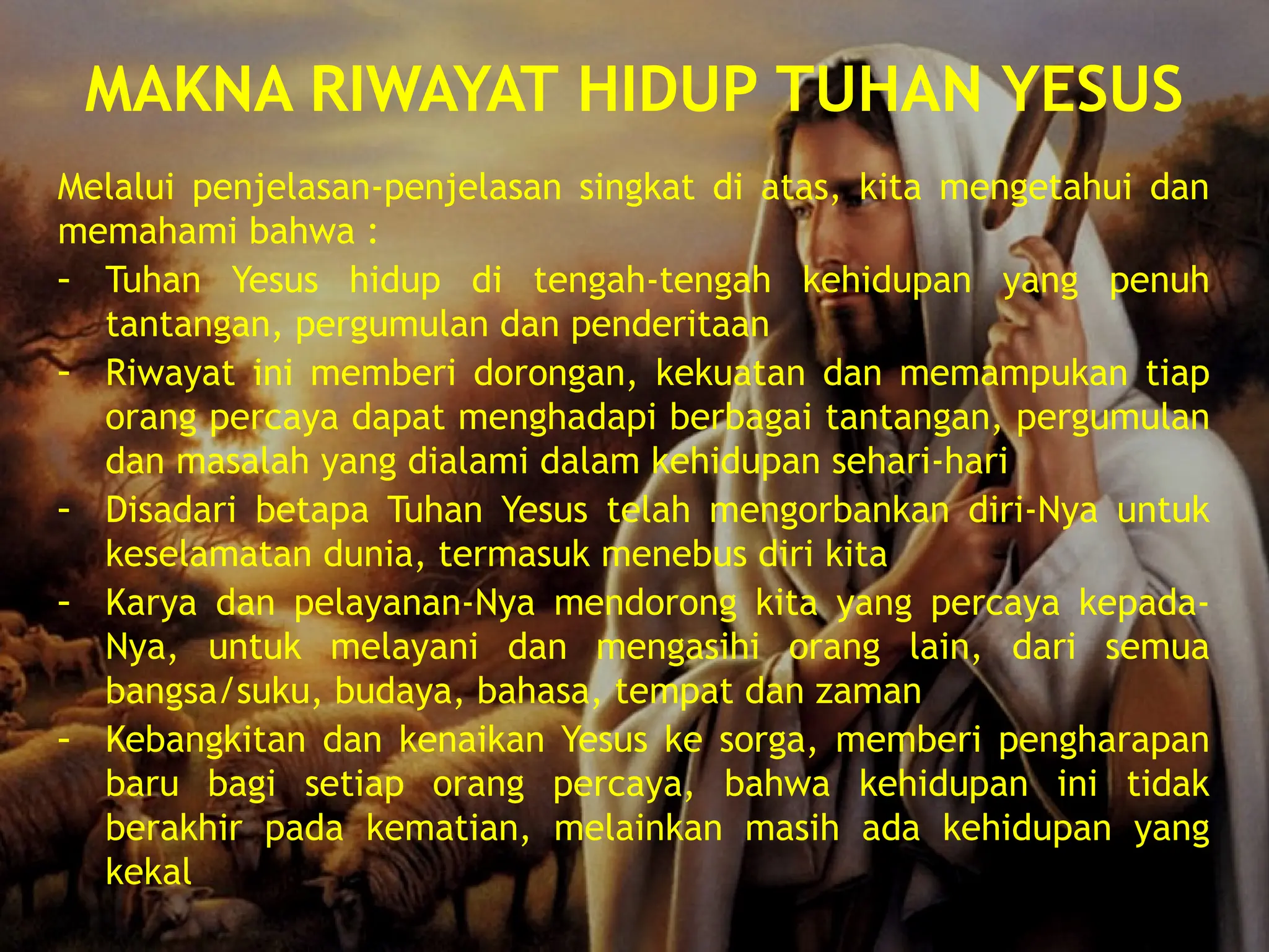 RIWAYAT HIDUP TUHAN YESUS KRISTUS DARI LAHIR HINGGA DISALIBKAN.pptx
