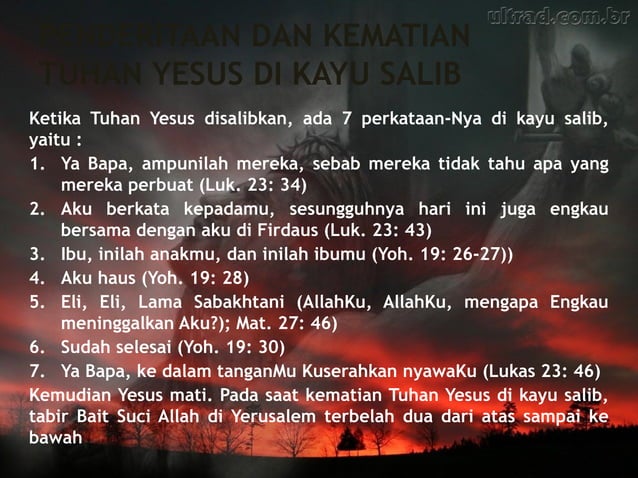 RIWAYAT HIDUP TUHAN YESUS KRISTUS DARI LAHIR HINGGA DISALIBKAN.pptx
