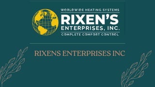 Rixens Enterprises Inc( Plumbing Kits & Parts) | PPT