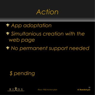 Rixos draft action plan | ODP